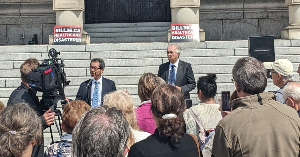 BC MLA Rustad delivers petition to BC legislature by citizens opposed ...